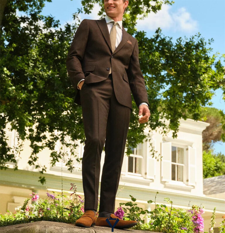 What Color Shirt For Brown Suit