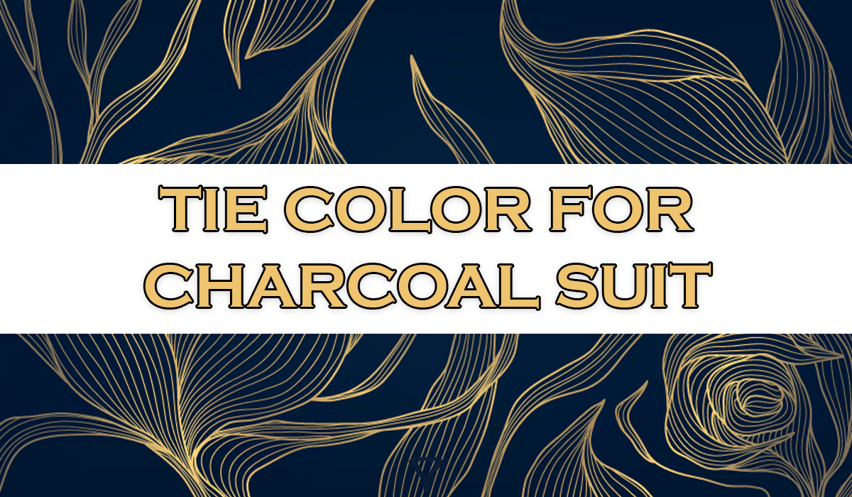What Color Tie To Wear With A Charcoal Suit